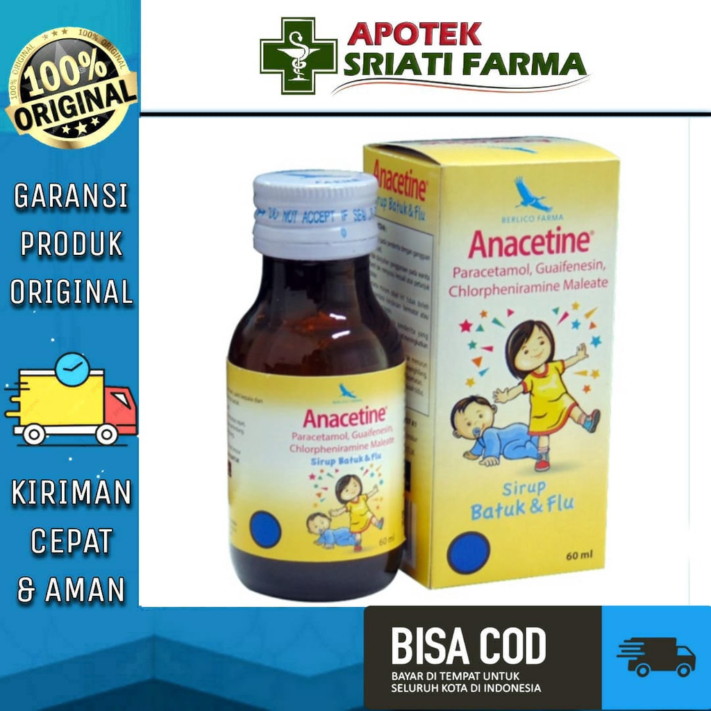 Jual Anacetine Syrup 60ml | Shopee Indonesia