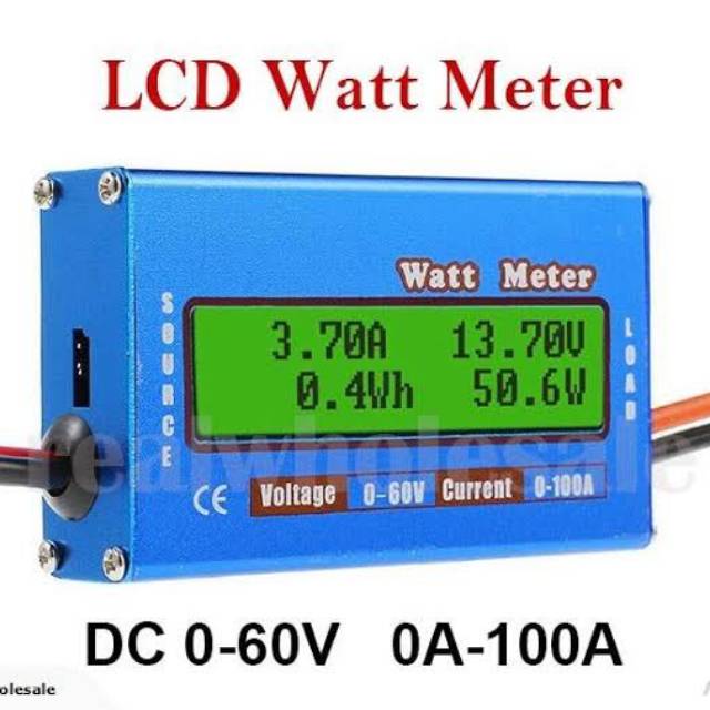 Jual Watt volt Meter Wattmeter 60V 100A Digital Voltmeter Ammeter DC ... Jual Watt volt Meter Wattmeter 60V 100A Digital Voltmeter Ammeter DC ...