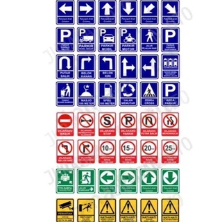 Jual Rambu Lalulintas Tikungan Kanan & Kiri 60x50cm | Shopee Indonesia