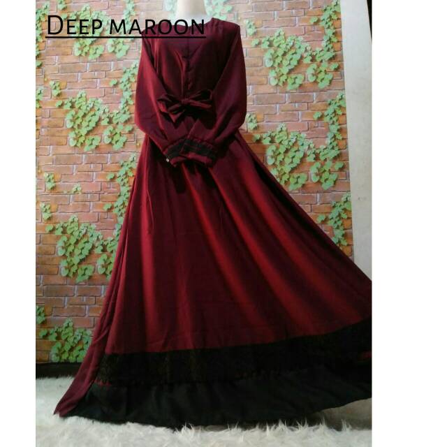 Jual Gamis baloteli renda Amanda shofiya alsa alila gerai cinta elmina ...