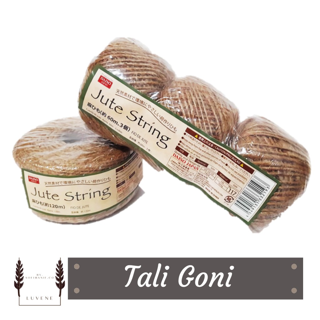 Jual Daiso - Tali Rami / Tali Goni / Tali Karung / Hemp Rope / Jute ...