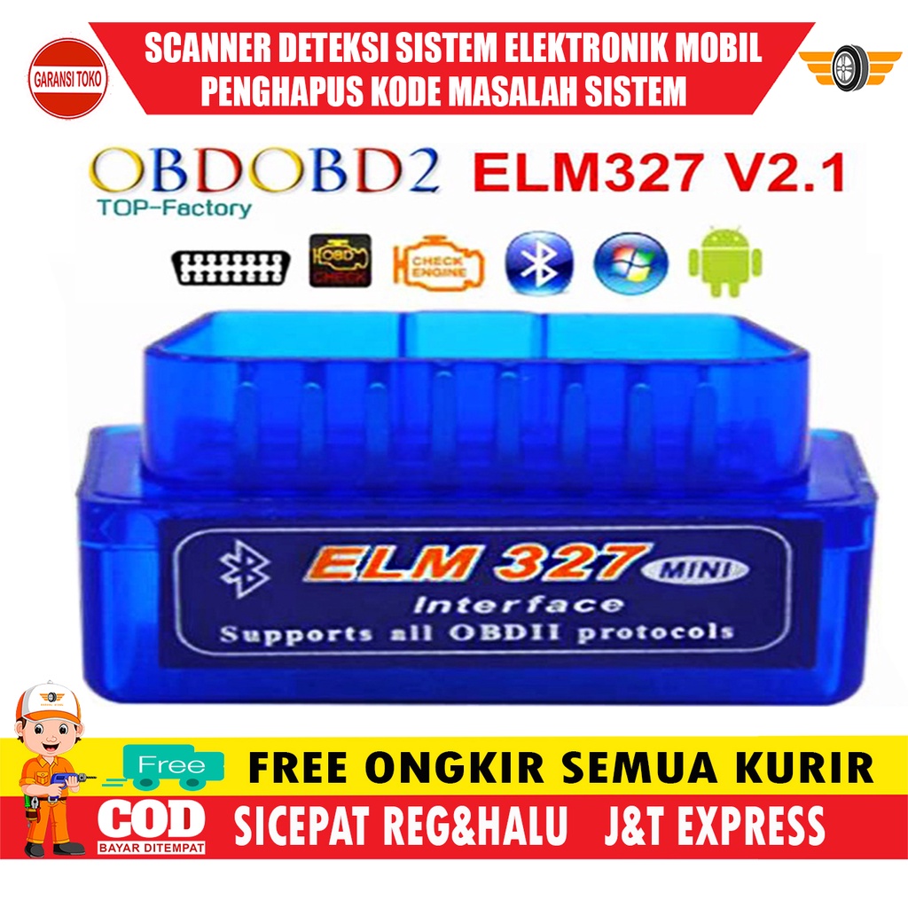 Jual Scanner Mobil Bluetooth Scanner Mobil Obd2 Scanner mobil V2.1 ...