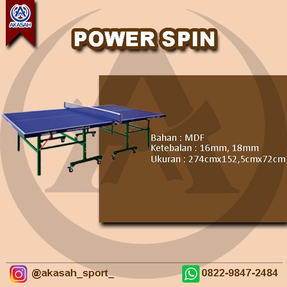 Jual Meja Pingpong MDF 16mm 18mm 25mm Meja Lipat merk Power Spin Butterfly Meja Tenis Murah Meja ...