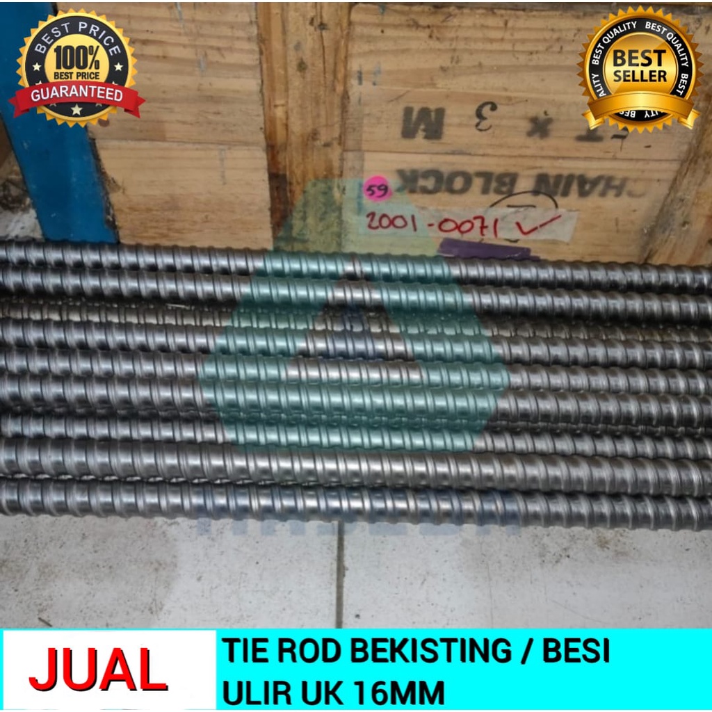 Jual TIE ROD BEKISTING / BESI ULIR 16 MM X 1 METER ORIGINAL | Shopee ...