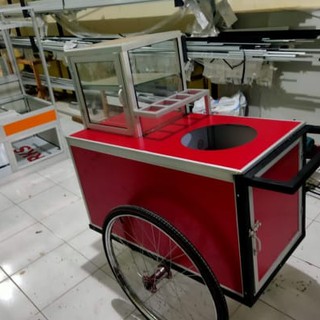 Jual Gerobak Cilok / Gerobak Cilok Keliling / Gerobak Jualan Cilok ...