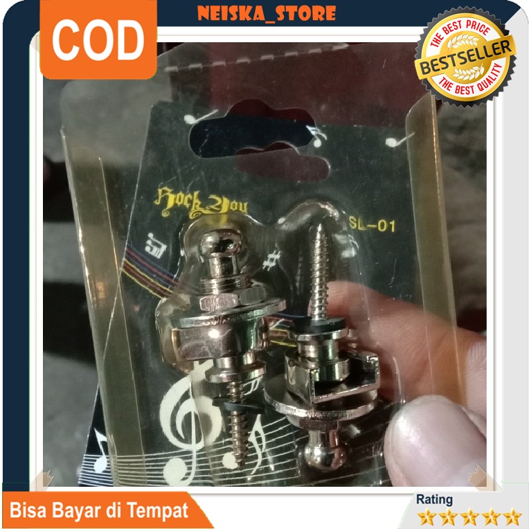 Jual Straplock Cantolan Gitar Akustik Merk Rock You Strap Lock Gitar ...