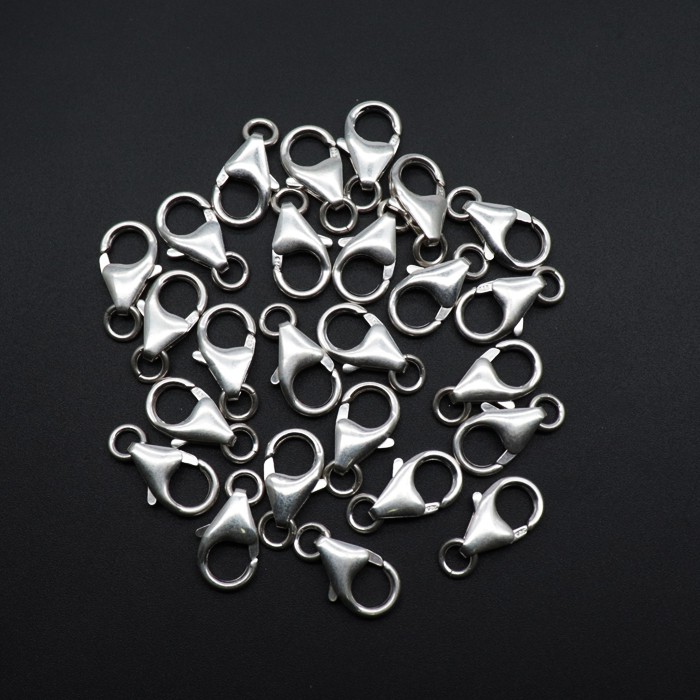 Jual BAHAN PERAK 925 Kokot Udang Ukuran 14.5 mm / Kokot Udang / Kait ...