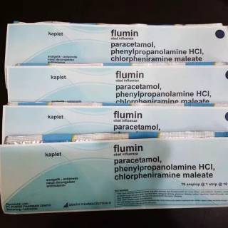 Jual FLUMIN (INFLUENZA) / OBAT FLU PILEK DEMAM MERIANG / FLU TABLET ...