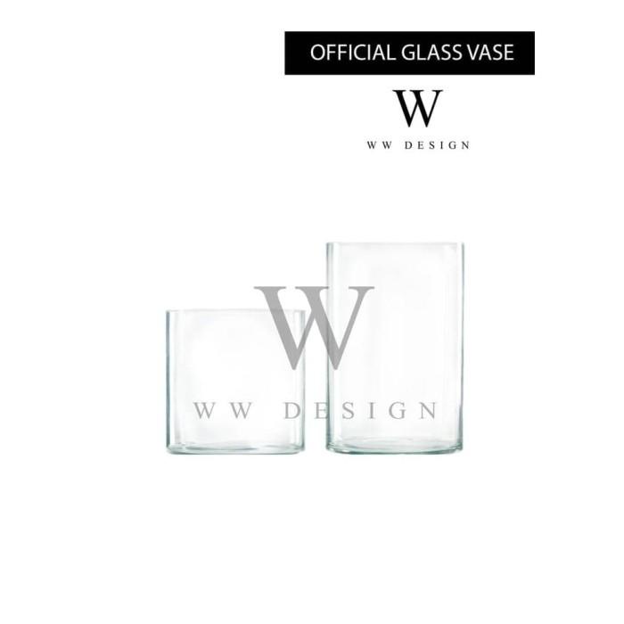 Jual Kkoch | Aquarium Toples Vas Bunga Kaca Tabung Polos Ww Design Big ...