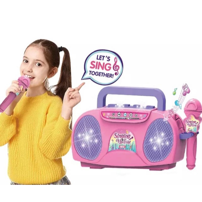 Jual Mainan Edukasi Anak Super Little Singer/Mik/Mic/Microphone Karaoke ...