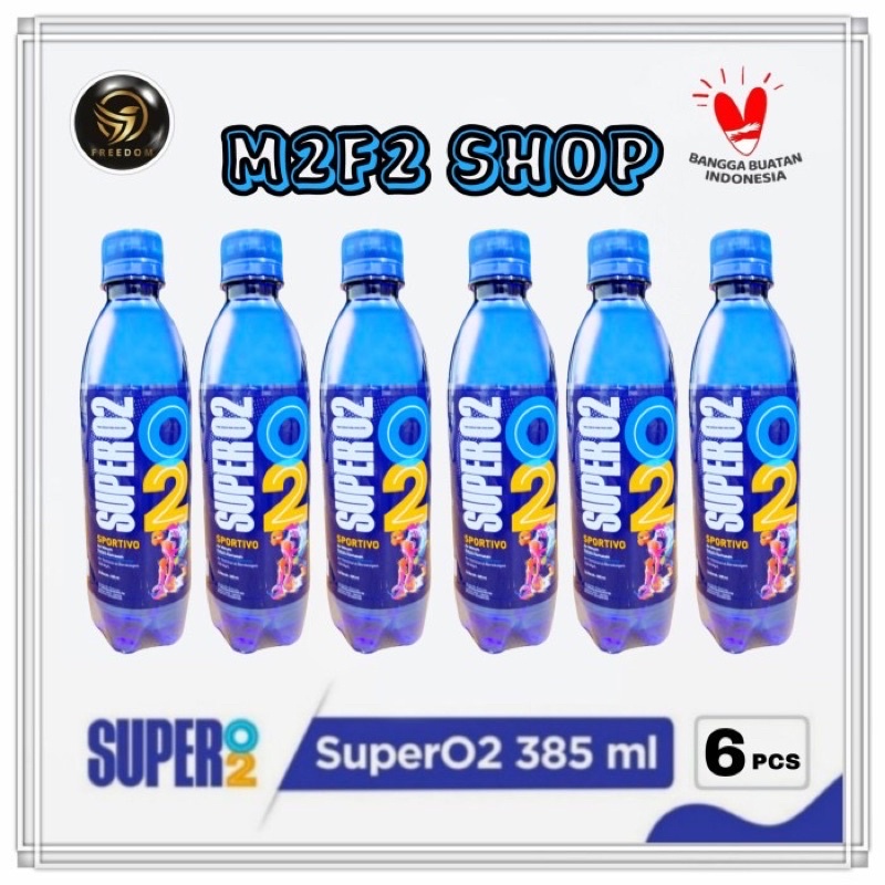 Jual Air De Mineral Oksigen Super O2 Sportivo - 385 ml (Kemasan 6 Pcs) | Shopee Indonesia