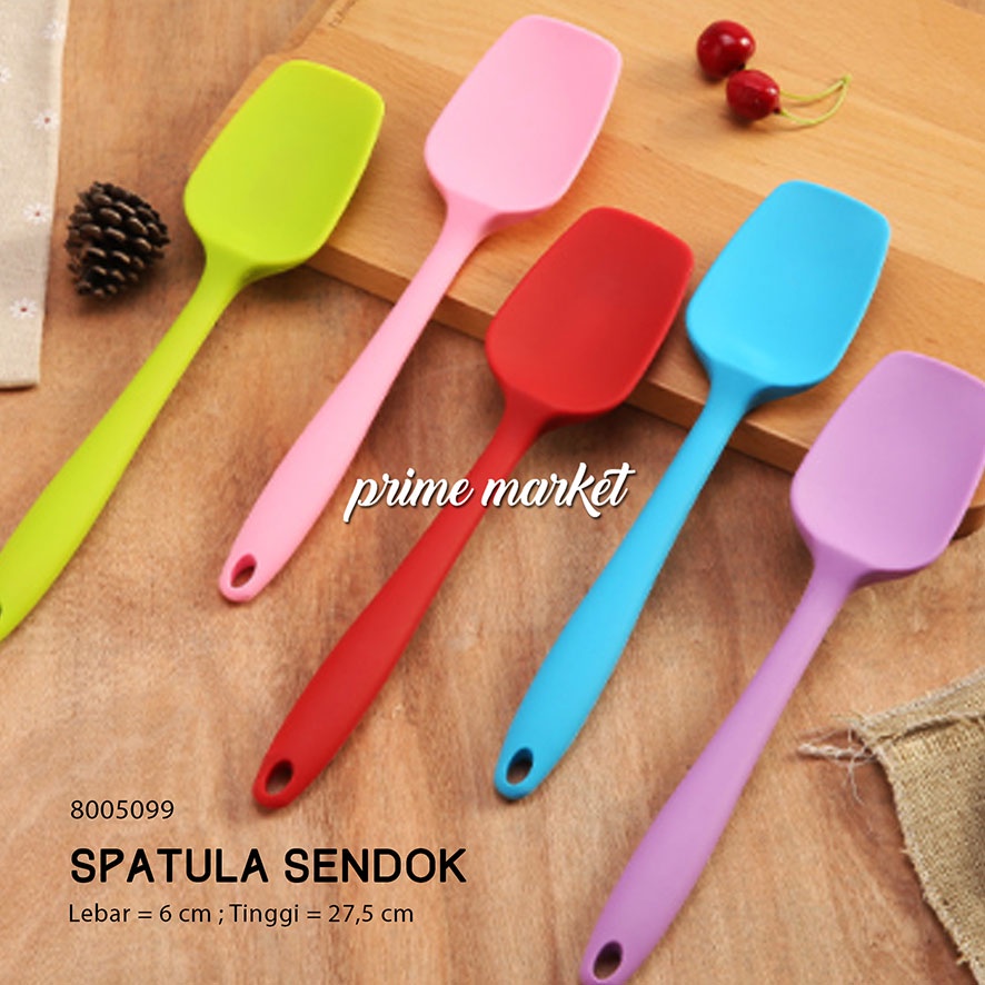 Spatula Silikon Tahan Panas / Spatula Sendok Silikon / Silicone Spatula ...