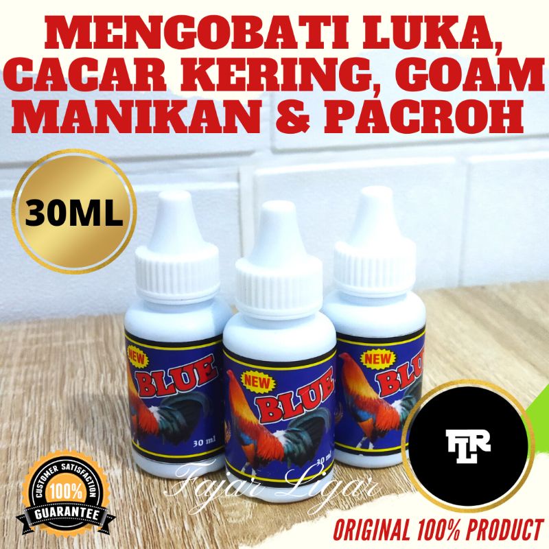 Jual NEW BLUE OBAT BIRU CACAR AYAM LUKA INFEKSI PACROH MANIKAN | Shopee Indonesia