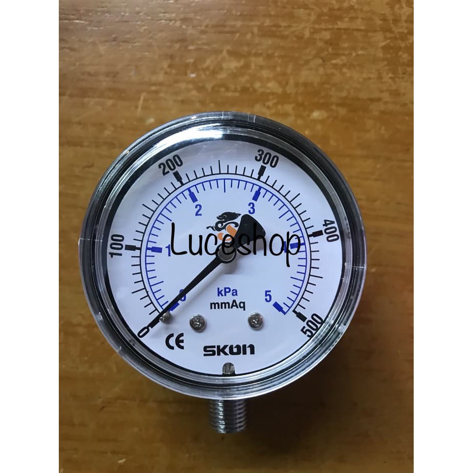DSA Low Pressure Gauge / manometer kPa & mmAq 2,5 inchi untuk gas dll ...
