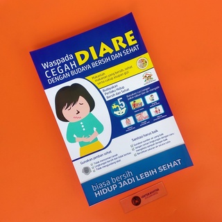 Jual Poster Cegah Diare, Poster Diare, Poster LAMINASI GLOSSY Indonesia ...