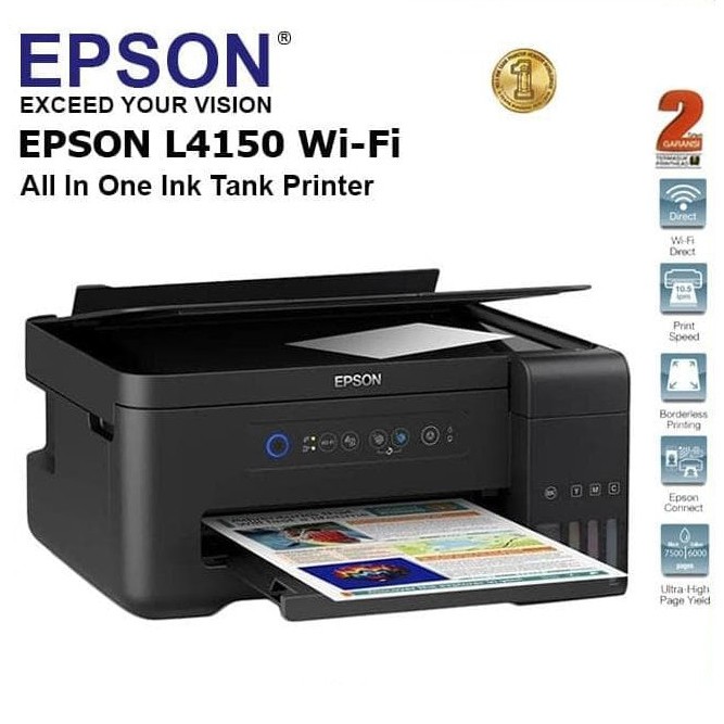 Jual Printer Epson L4150 / l 4150 Wi-Fi Print Scan Copy Ink Tank ...