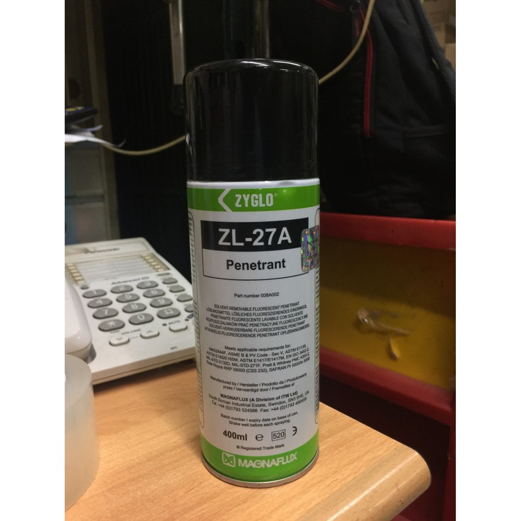 Jual Magnaflux ZL-27A Penetrant Zyglo - 400ml | Shopee Indonesia