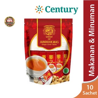 Jual Serbat Cap Jangkrik Mas Ginger Drink Tablet 10 Sachet / Minuman ...