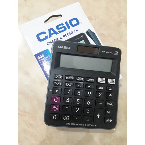 Jual KALKULATOR CASIO MJ-120D PLUS (ORIGINAL) | Shopee Indonesia Jual KALKULATOR CASIO MJ-120D PLUS (ORIGINAL) | Shopee Indonesia