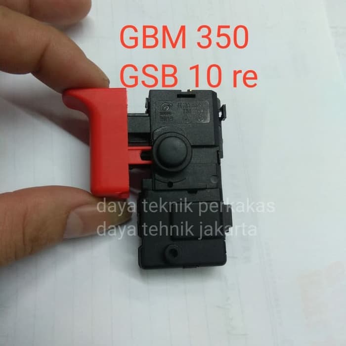 Jual saklar bor gbm 350 bosch rrt - switch gsb 10 re bosch - on of bor ...
