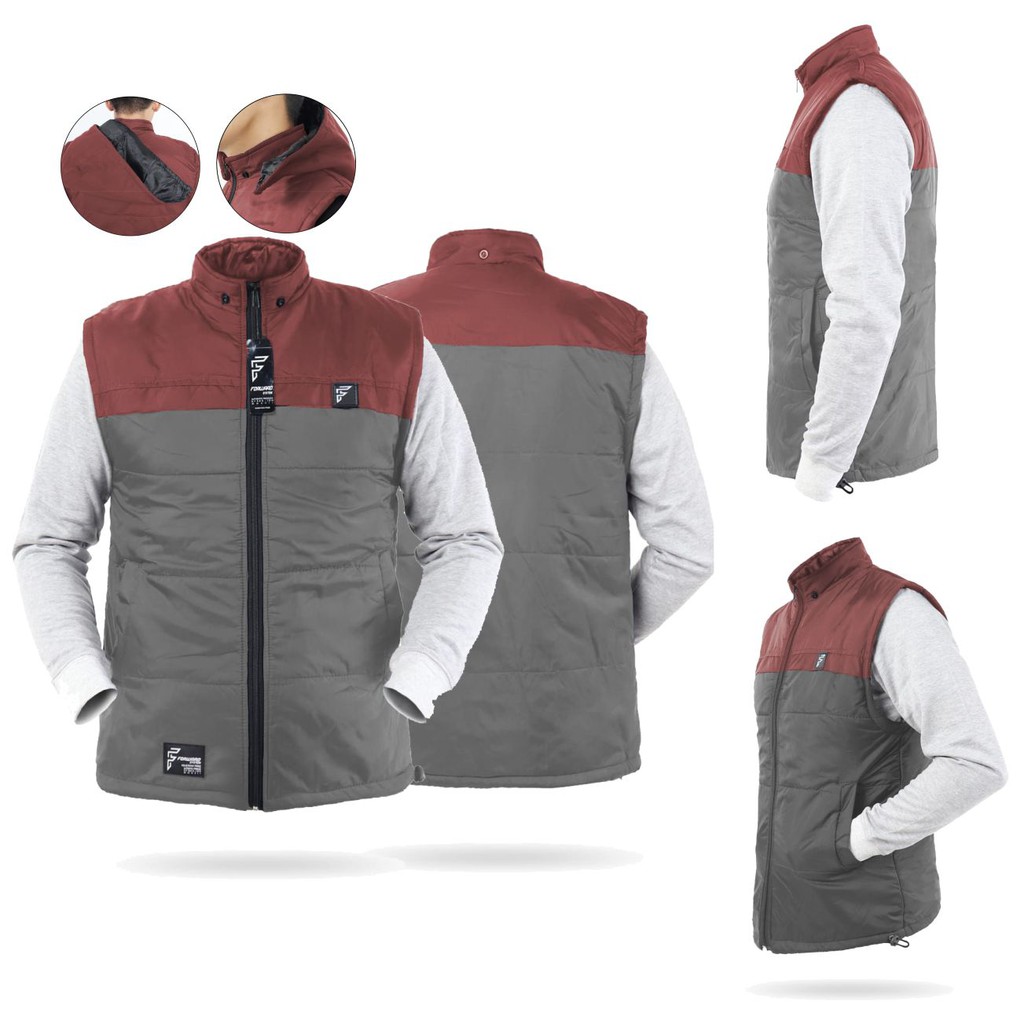 ROMPI Perasut Bodyvest Pria Vest Motor Bikers Murah Casual Outdoor ...