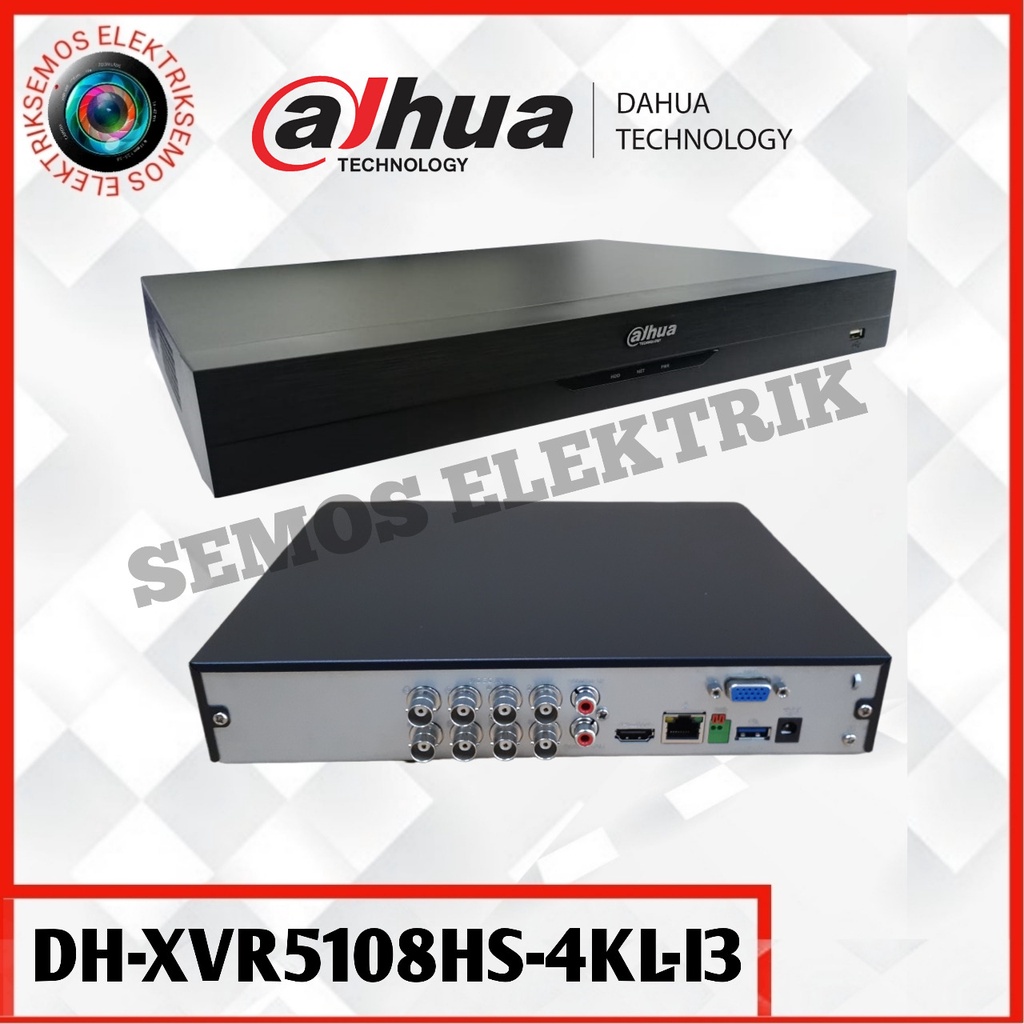 Jual DVR DAHUA 8 CHANNEL 4K XVR5108HS-4KL-I3 WiZSense Face Recognition | Shopee Indonesia