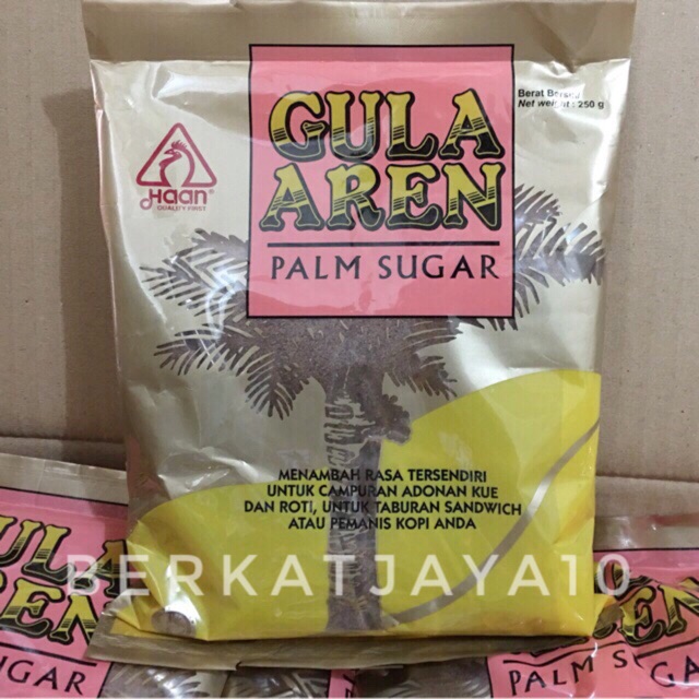 Haan Gula Aren Asli Palm Sugar 250 Gram Halal | Shopee Indonesia