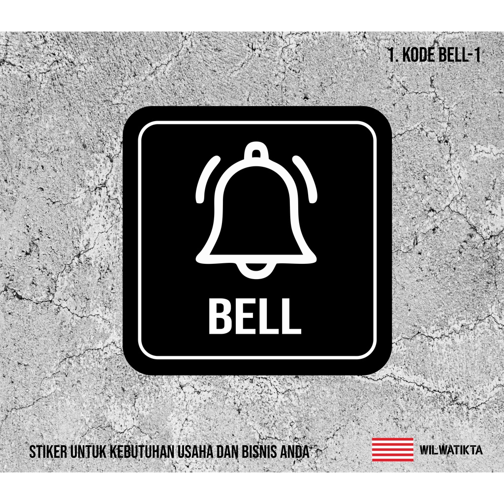 Jual Stiker Sign Bell Rumah | Shopee Indonesia