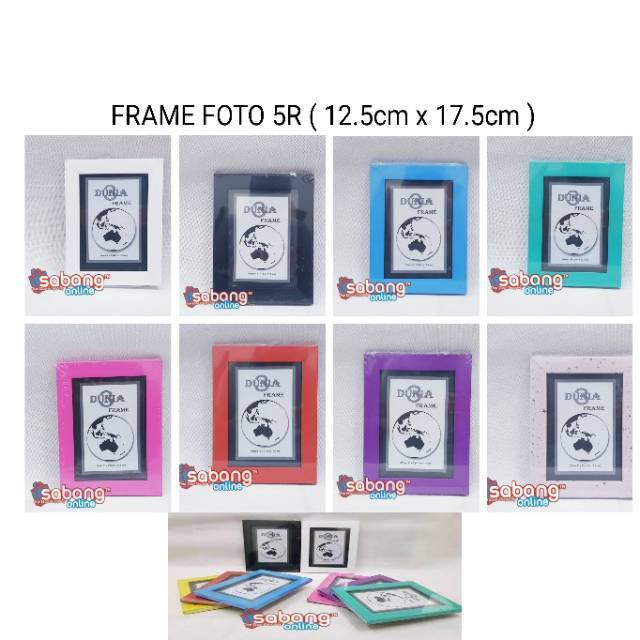 FRAME FOTO 5R / BINGKAI FOTO 5R / FIGURA 5R | Shopee Indonesia