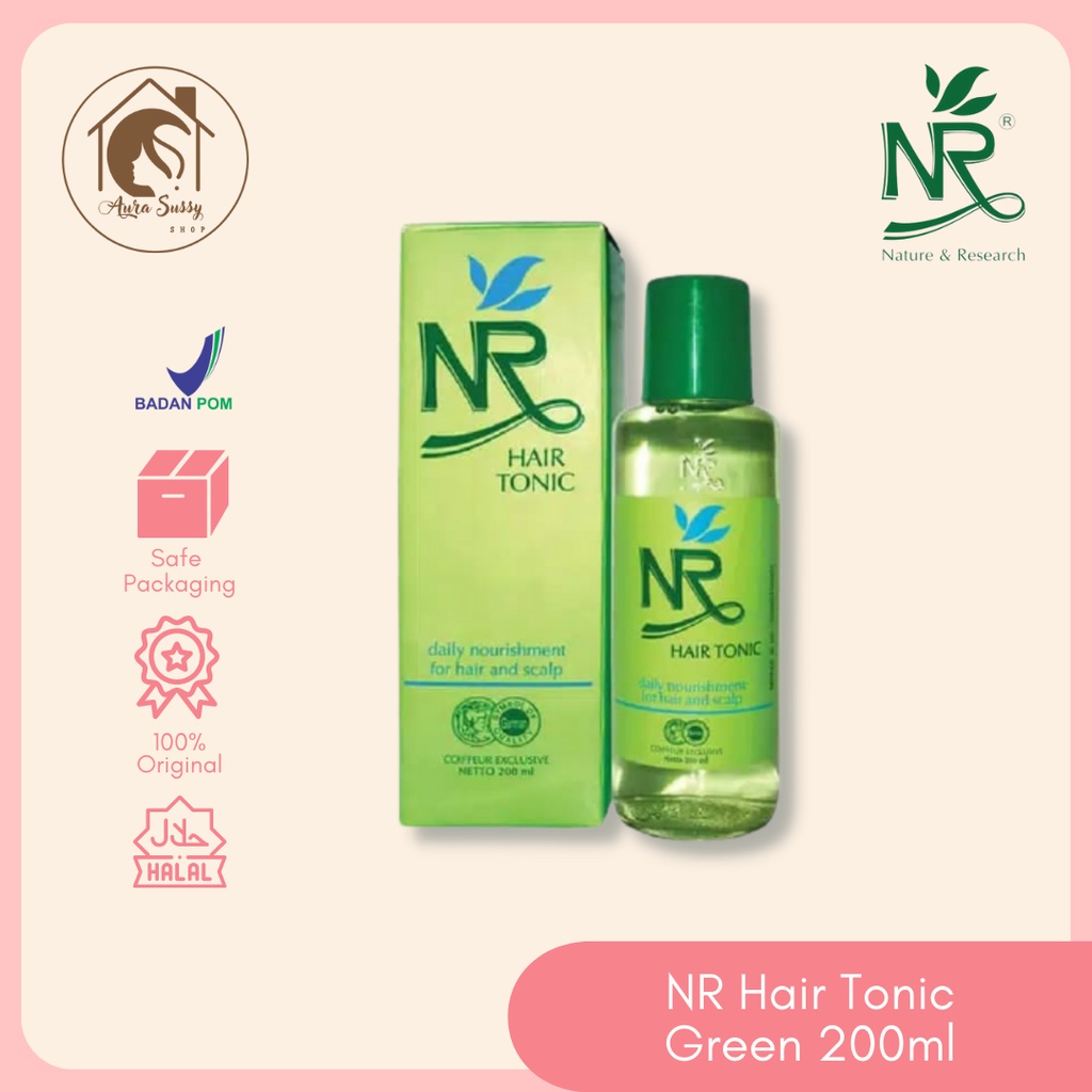 Jual NR Hair tonic Green 200 ml | Shopee Indonesia