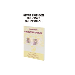 Jual Buku Ramalan Kitab Primbon Quraisyn Adammakn - Serat Jangka ...