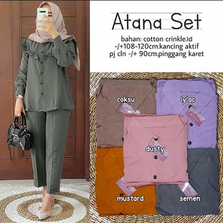 Jual ONE SET MILLY SET RAYON CRINCLE || SETELAN RAYON WANITA TERBARU ...