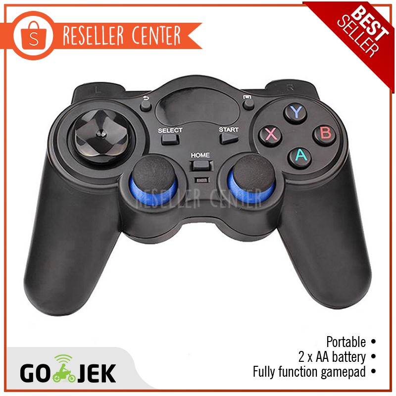 Jual [GAMEPAD] Gamepad Wireless 2.4GHz untuk Smart TV, TV Box, Laptop ...