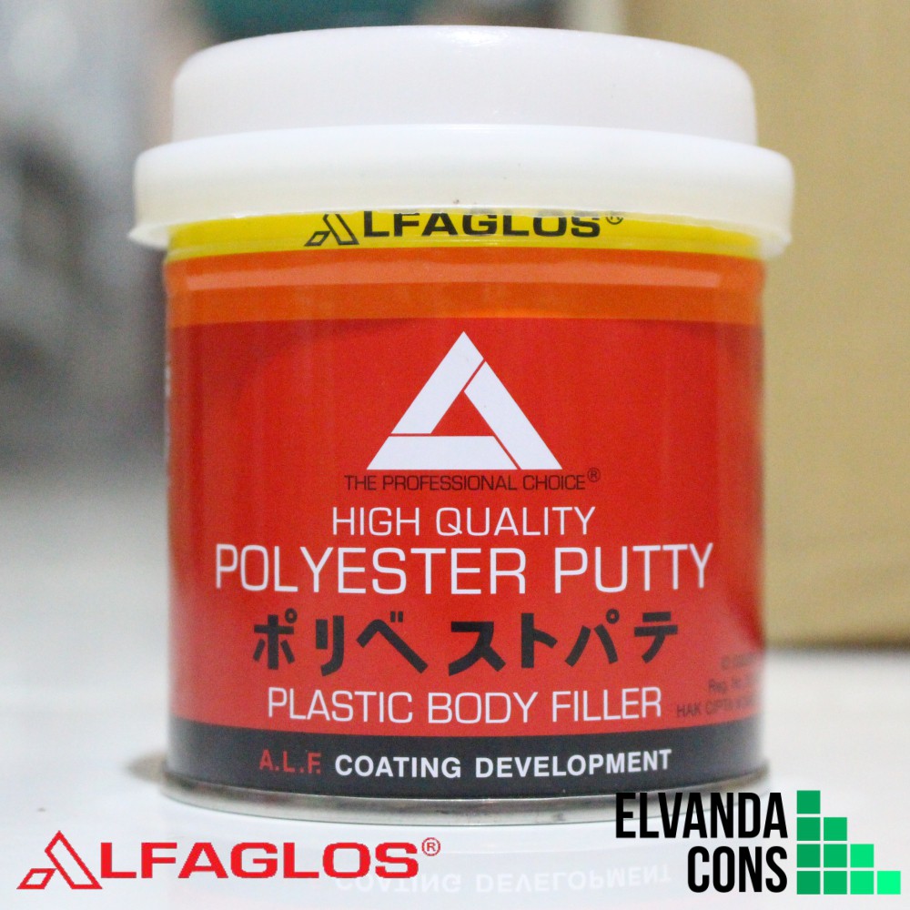 Jual Dempul Plastic/Polyester Putty/Plastic Body Filler Alfaglos 250 gr ...