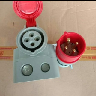 Jual Legrand Set Surface Mounting 555158 + 555128 Plug Socket 3Phase ...
