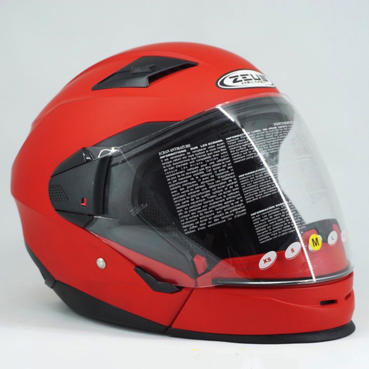 Jual HELM ZEUS ZS 611C MATT DRED | ZS611C FULL FACE HELMET SNI | DOUBLE ...