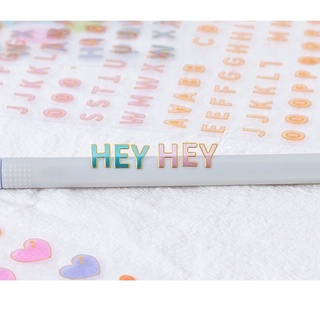 Jual Stiker korea huruf angka sticker glitter magic Stiker Huruf gold ...