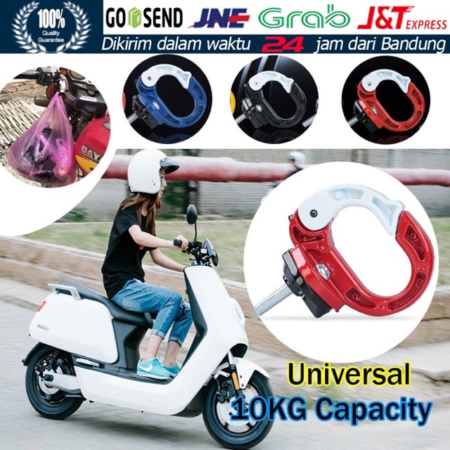 Jual Gantungan Barang Motor Kait Hanger Helm Sepeda Motor Bahan ...