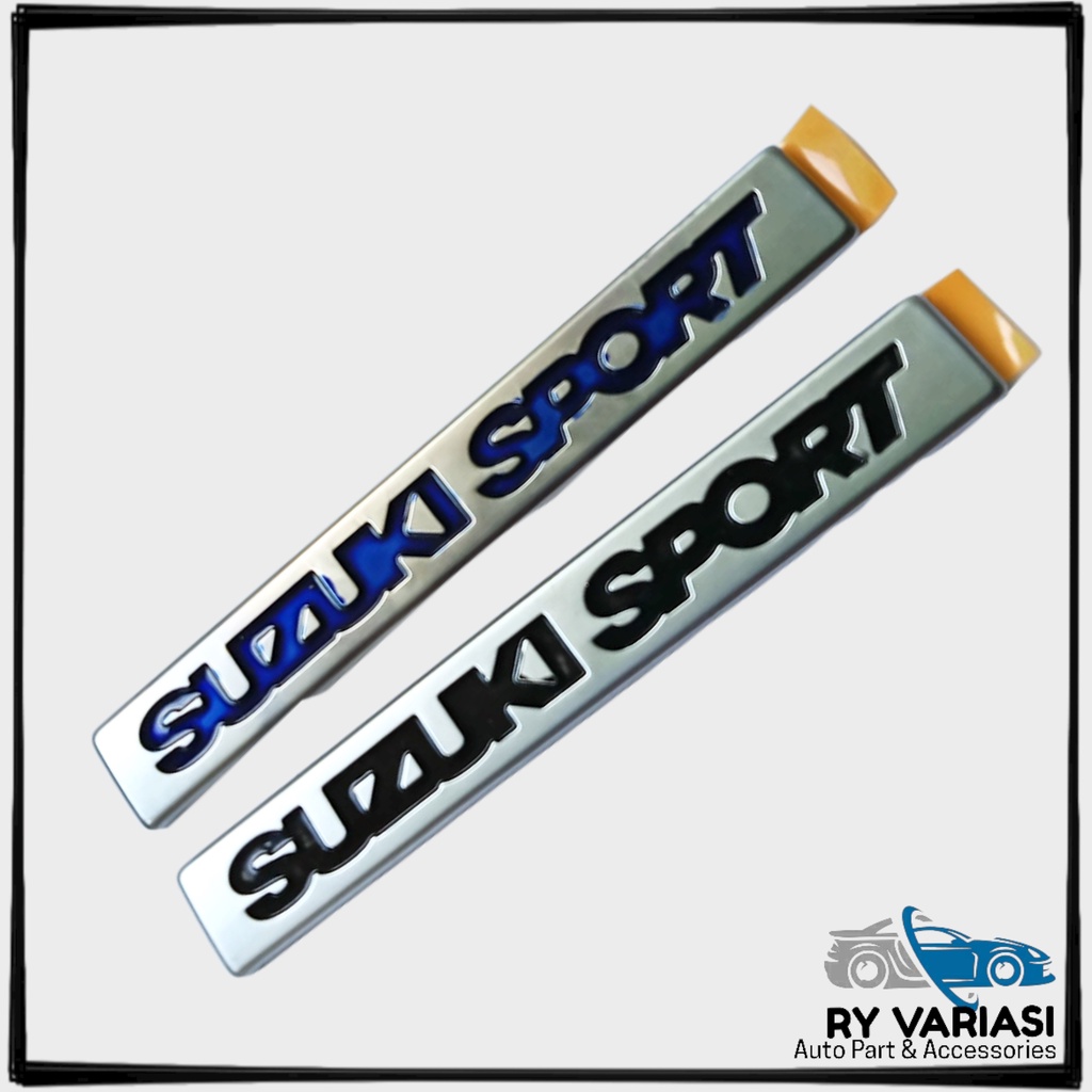 Jual Emblem SUZUKI SPORT original asli/ Tulisan Merk Logo Suzuki Sport ...