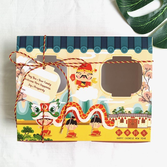 Jual (10 Pcs) Gift Box Dus Toples 350gr isi 2 Edisi Imlek CNY Kardus ...