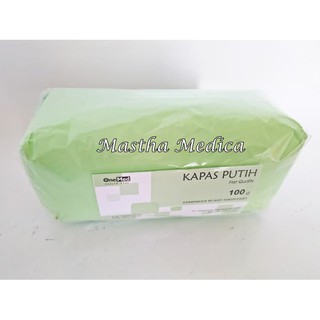 Jual Kapas Gulung Pembalut Luka 100 gram Kapas Putih Onemed 100gr 100 g ...