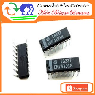 Jual IC TTL 74191 - Presettable synchronous 4-bit binary up/down counter Indonesia|Shopee Indonesia
