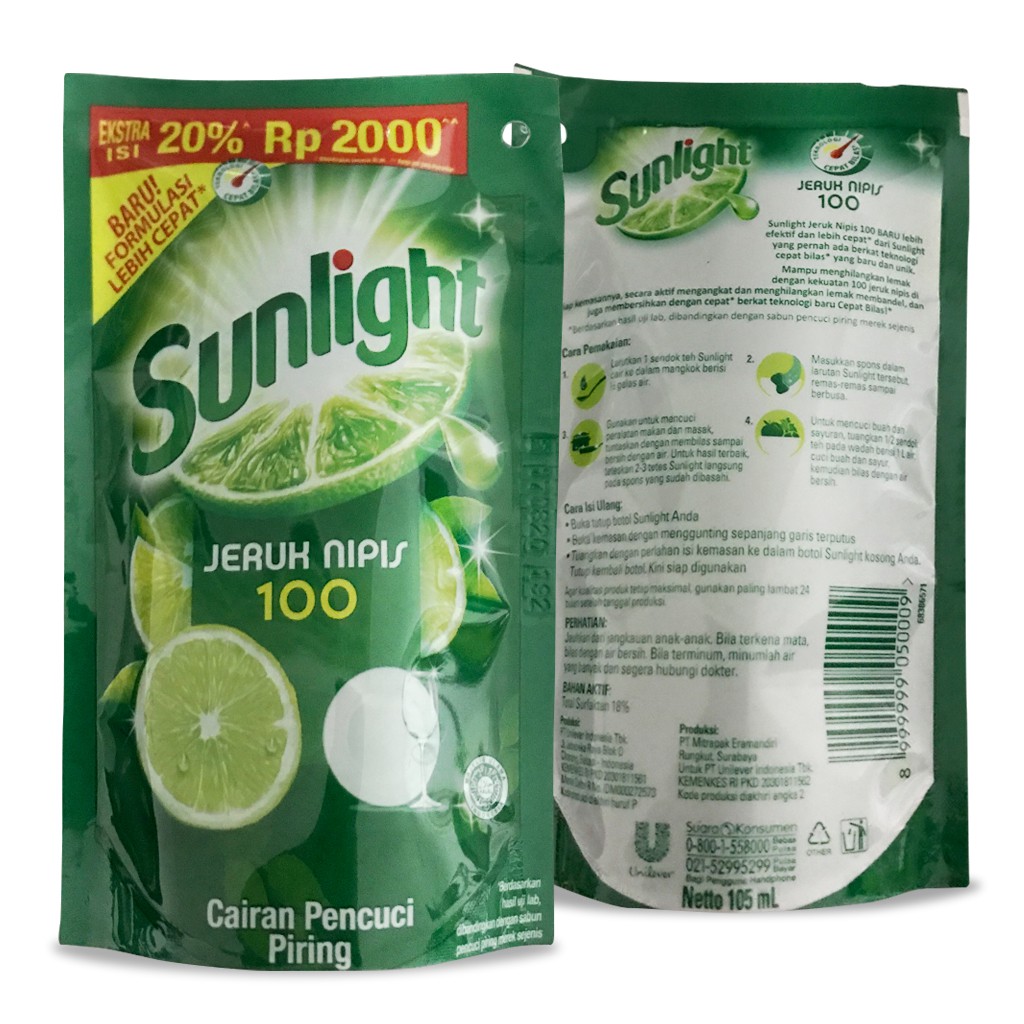 Jual Sunlight 105 ml Indonesia|Shopee Indonesia