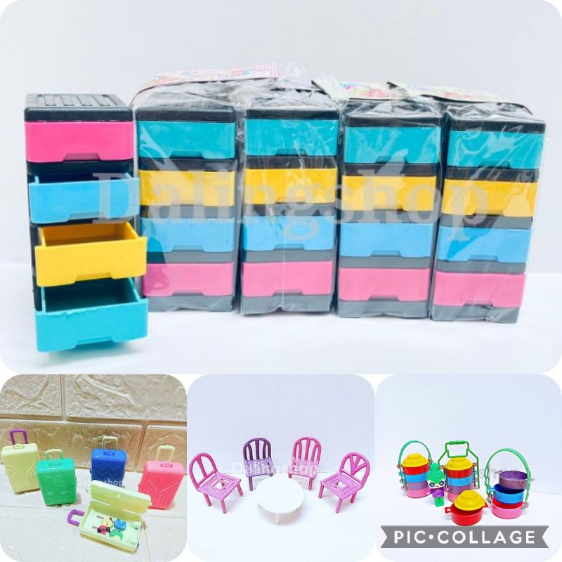 Jual DALINGSHOP RAK LACI SUPER MINI LUCU MAINAN ANAK / KOPER MINI ...