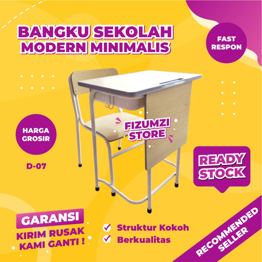 Jual Meja Kursi Sekolah, Meja Sekolah Besi, Untuk SD SMP SMA Kuliah ...