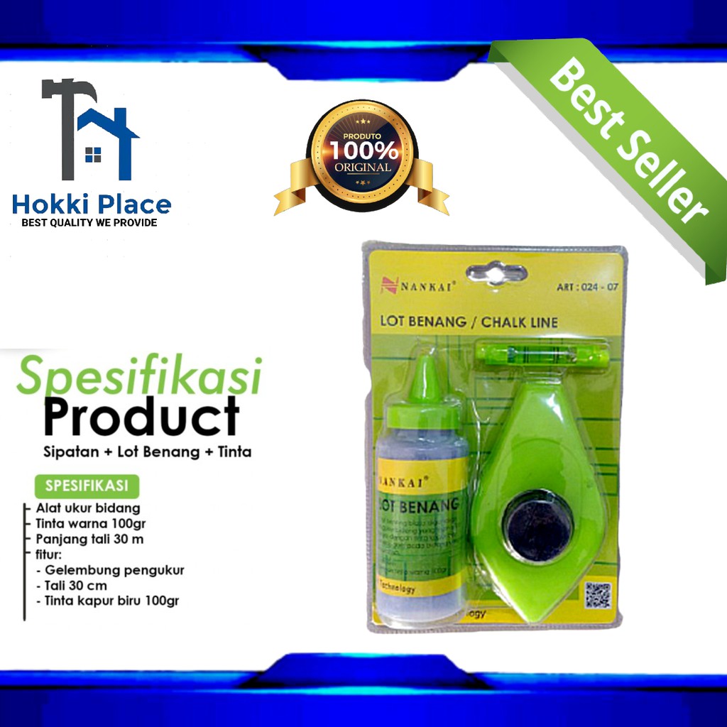 Jual LOT TUKANG BENANG NANKAI CHALK LINE SIPATAN SIPAT LOT BENANG TUKANG. | Shopee Indonesia