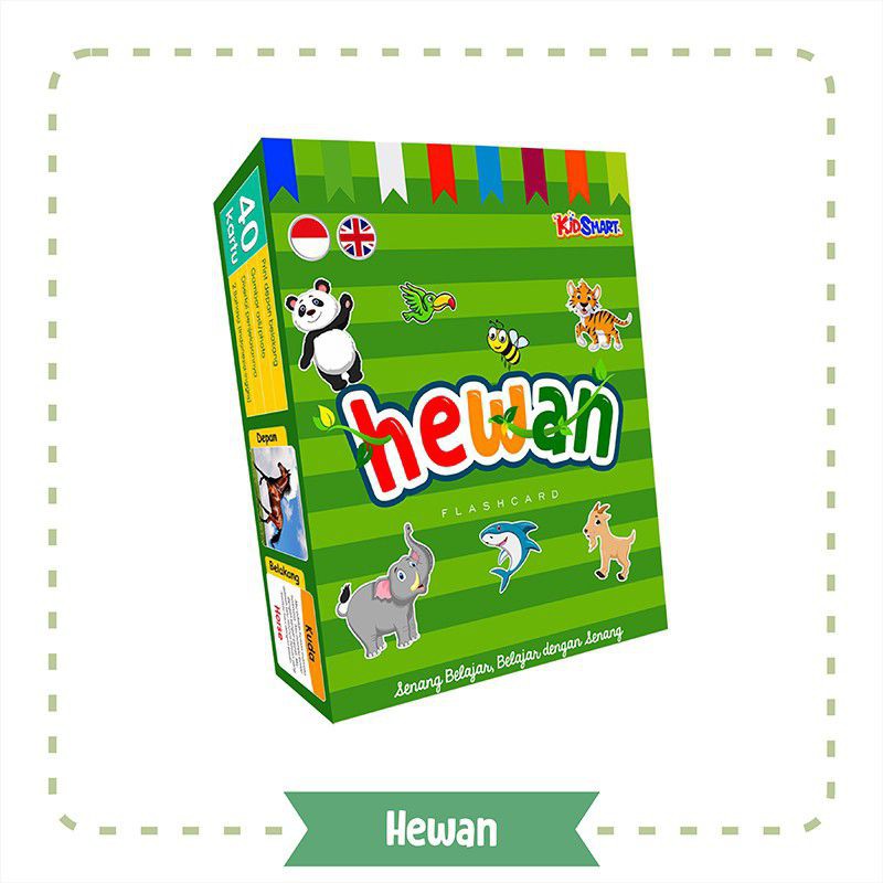 Mainan edukasi / APE - flash card - Belajar cepat mengenal Hewan ...