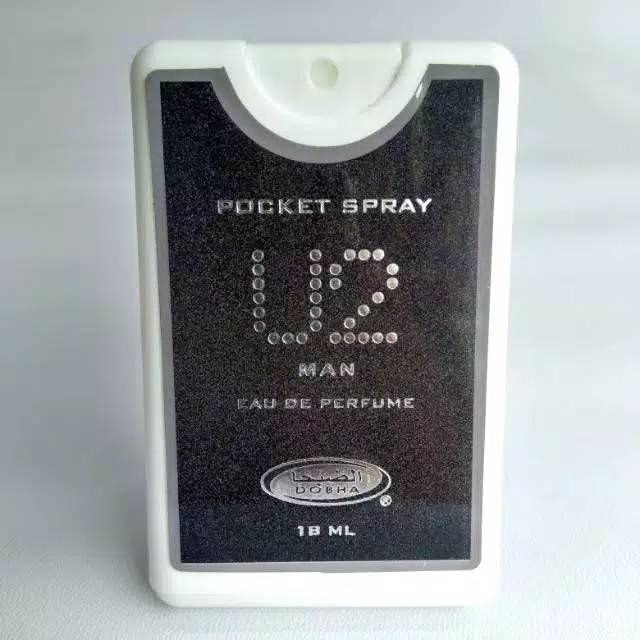 Jual Parfum pocket 18 ml aroma U2 man merk DOBHA | Shopee Indonesia
