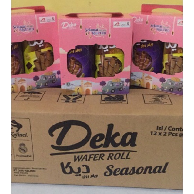 Jual Deka Wafer Roll Deka Astor Idul fitri deka isi 2 kaleng | Shopee ...