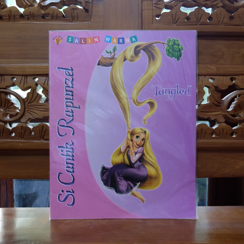 Jual TANGLED SI CANTIK RAPUNZEL - Buku Aktivitas Anak Salin Warna ...